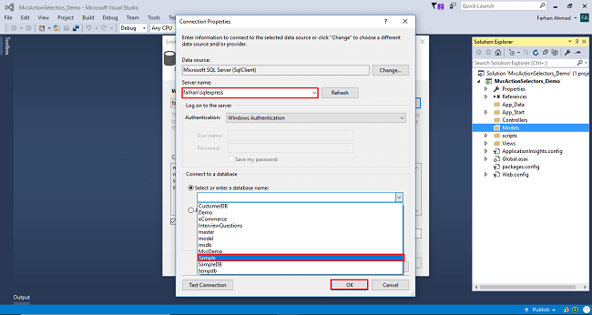 Action Verb Selectors In ASP.NET MVC